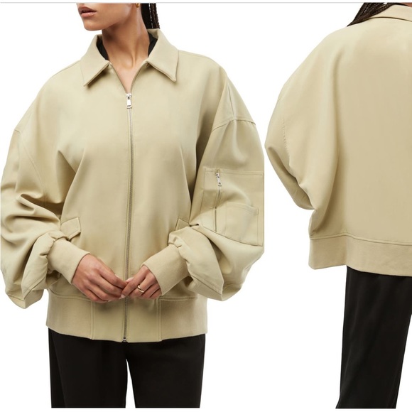 WeWoreWhat | Jackets & Coats | We Wore What Oversized Bomber Jacket In ...